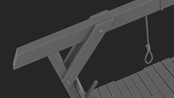 modelo 3d Wild West Hanging Gallows - TurboSquid 2087501