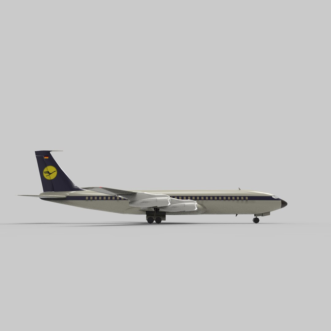 Boeing 707 Cargo Plane 3D - TurboSquid 2082126