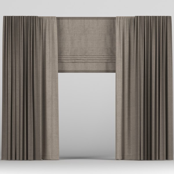 Curtain model - TurboSquid 1660939