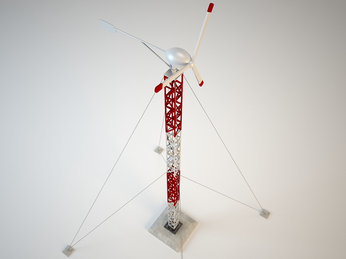 3dsmax Wind Turbine Vane