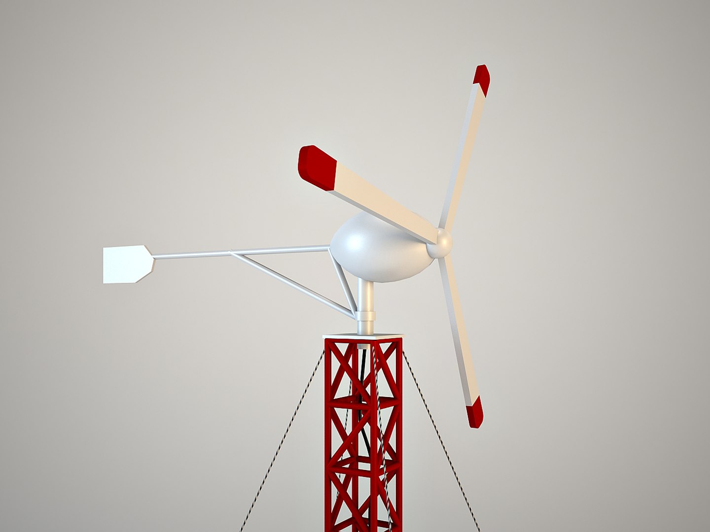 3dsmax Wind Turbine Vane