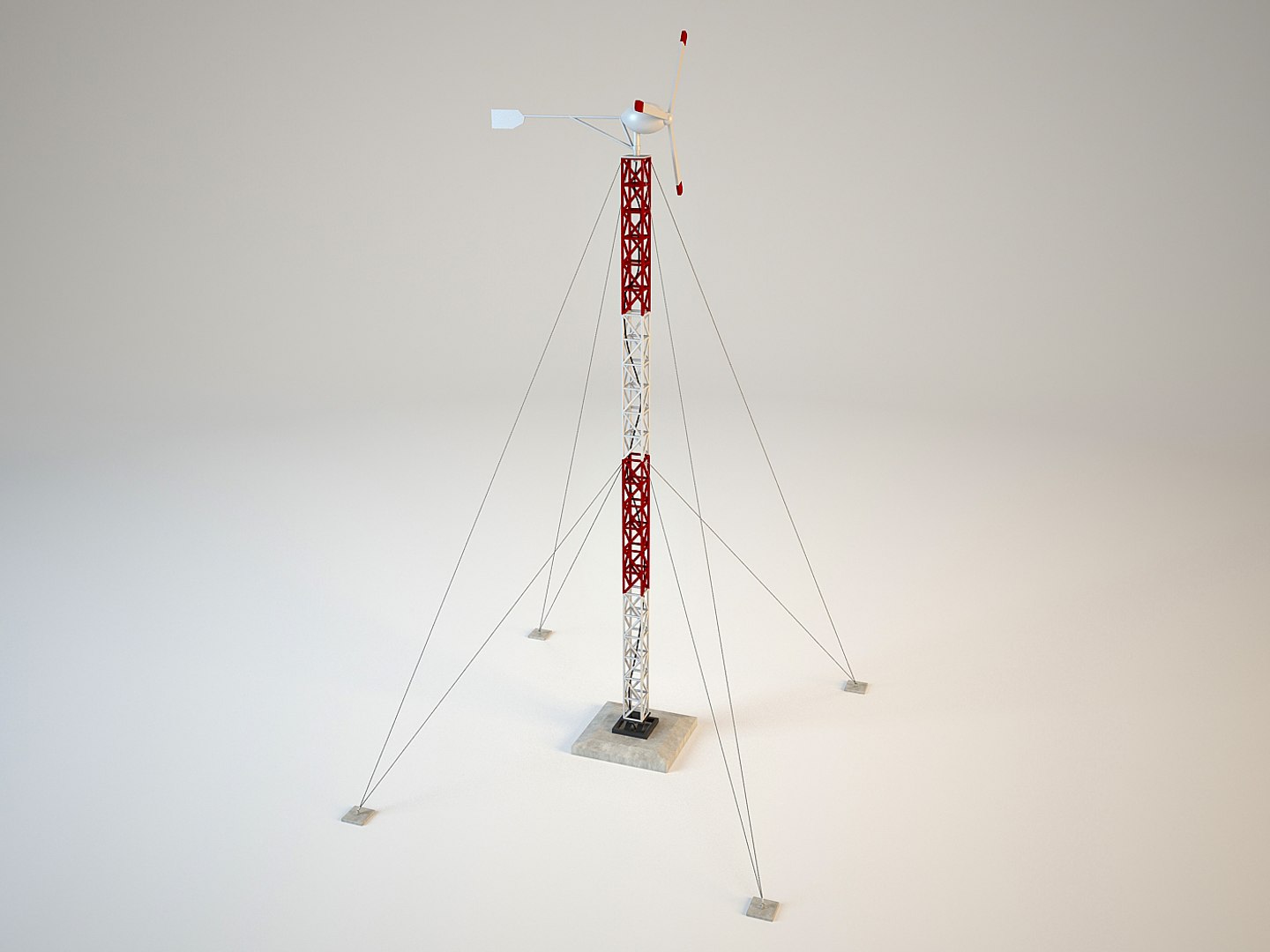 3dsmax Wind Turbine Vane