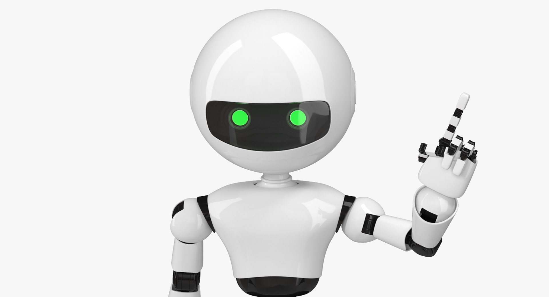 Small robot toy sitting 3D model - TurboSquid 1159559