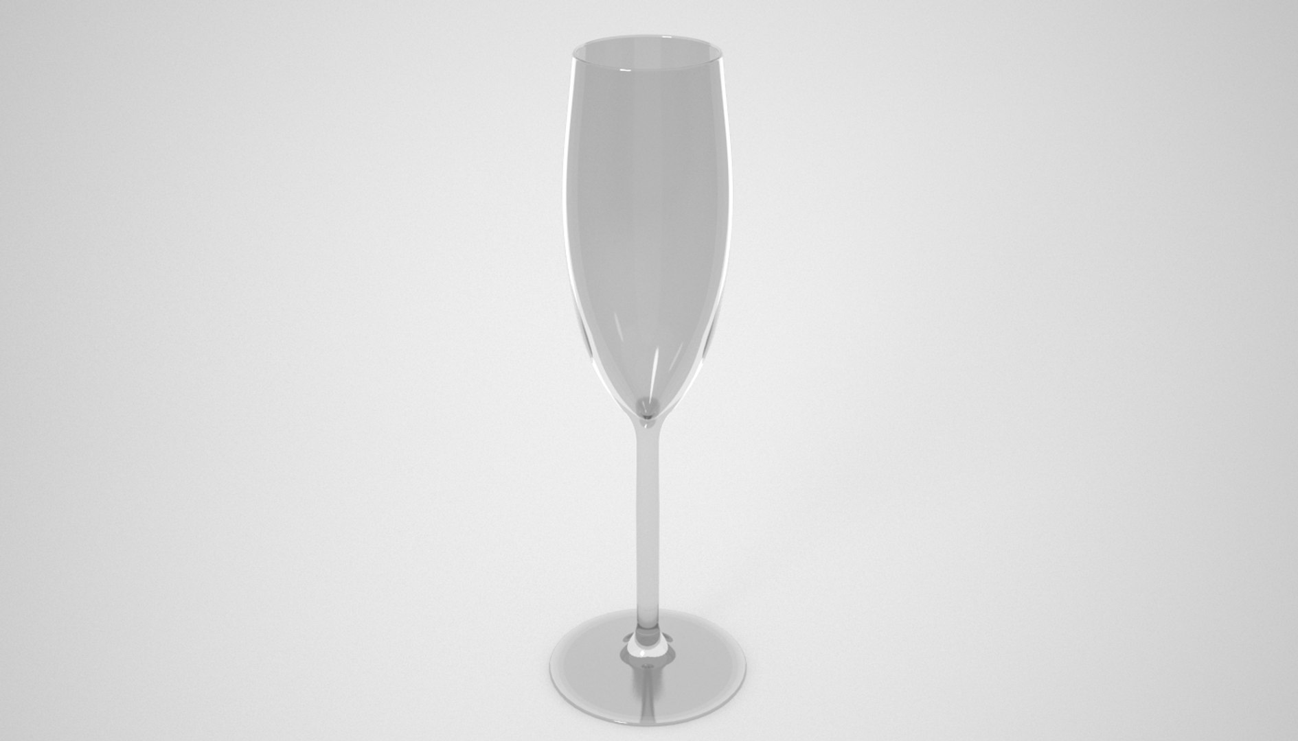 3D Champagne Glass Model - TurboSquid 1309835