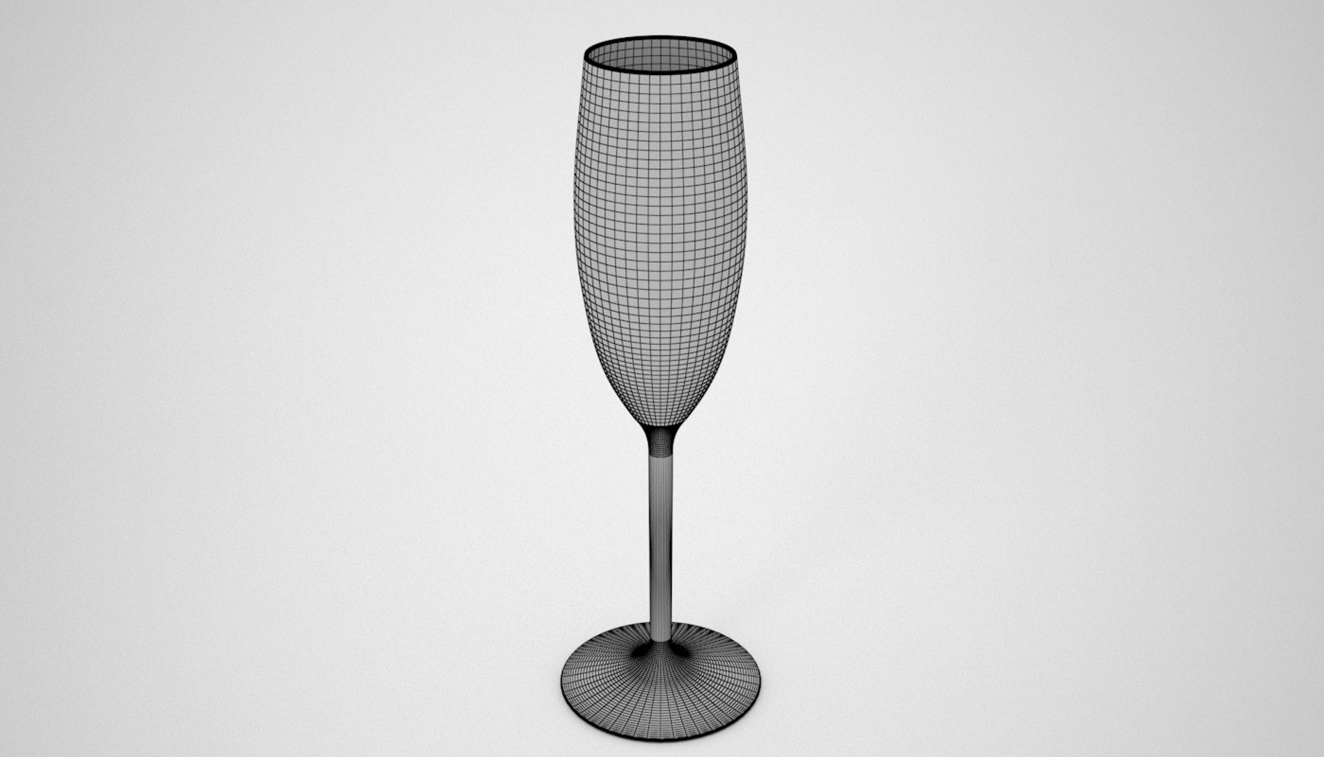 3D Champagne Glass Model - TurboSquid 1309835