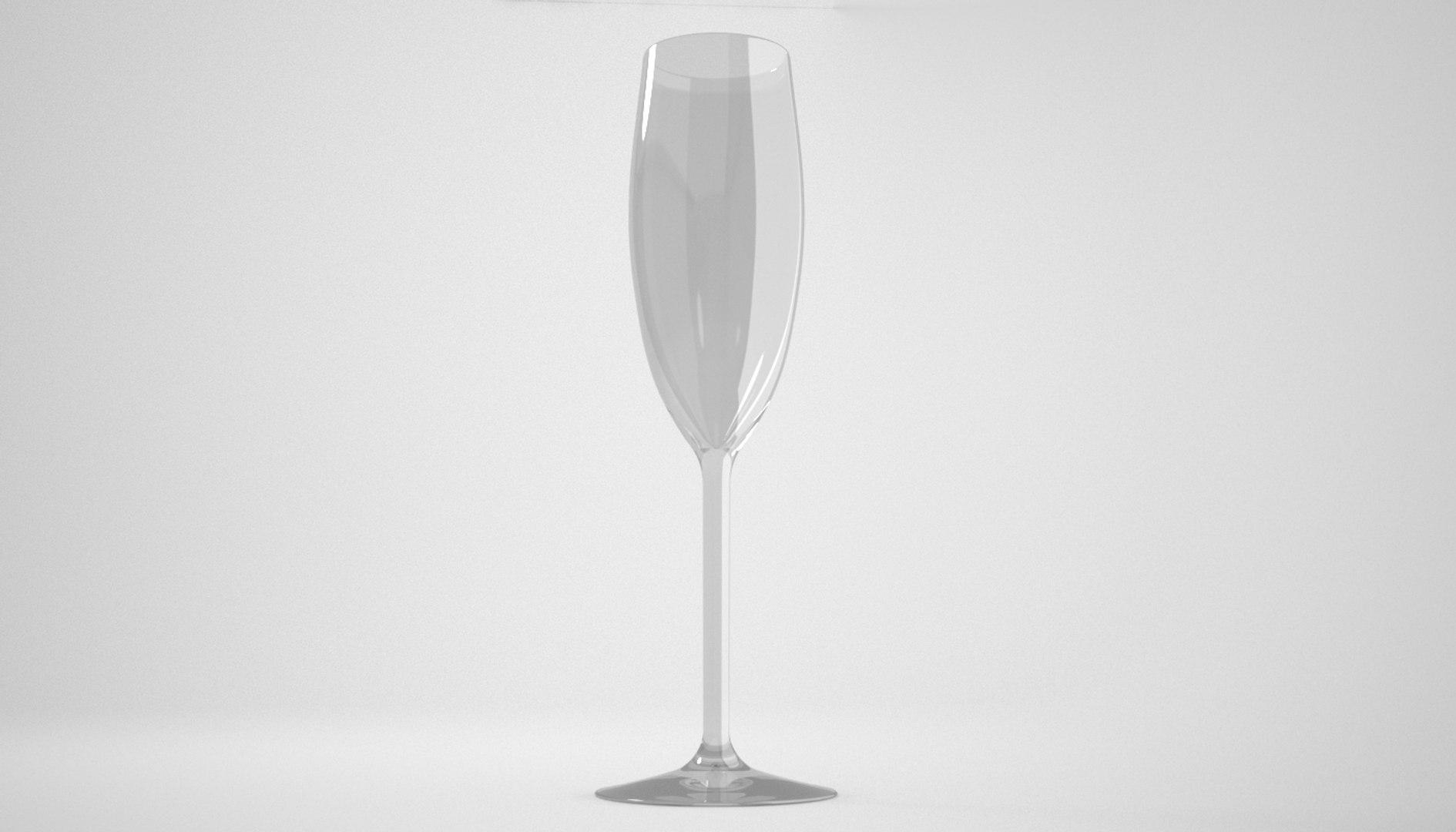 3D Champagne Glass Model - TurboSquid 1309835