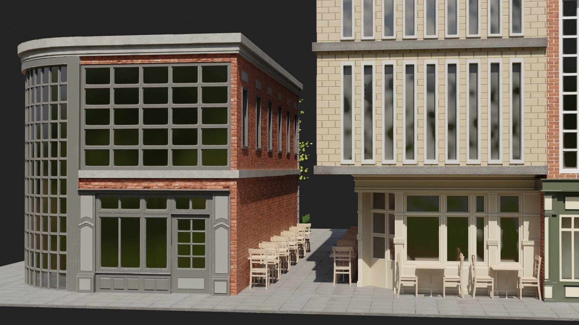 City Block 01 Model - TurboSquid 1901272