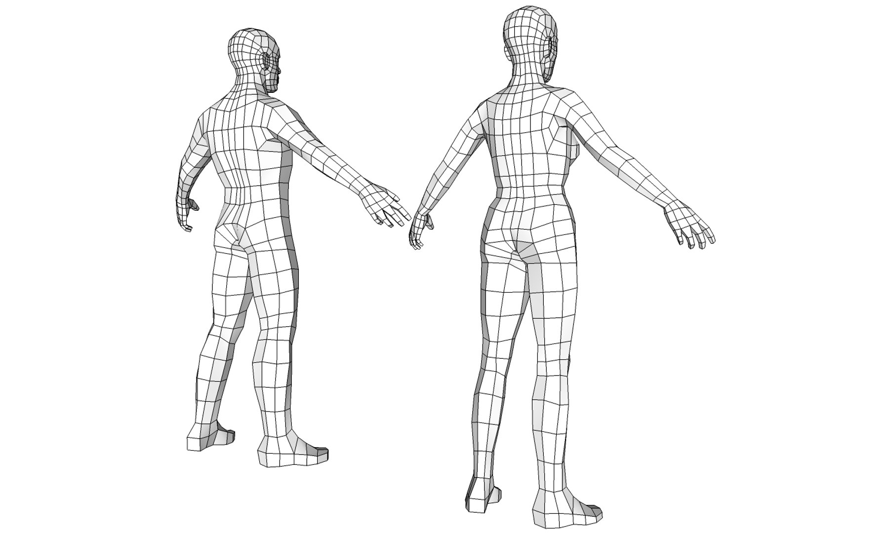 3D human base mesh model - TurboSquid 1586031