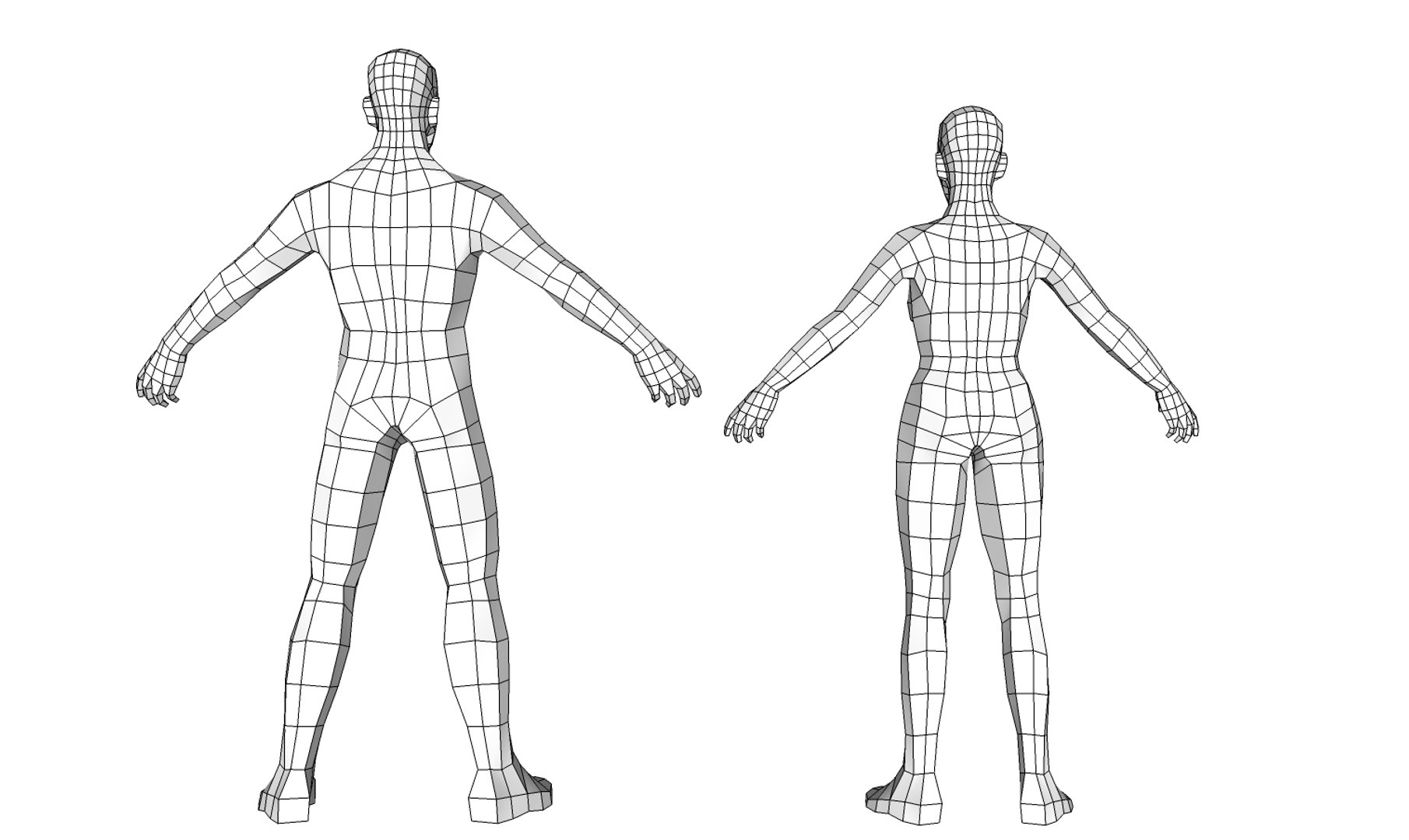3D human base mesh model - TurboSquid 1586031