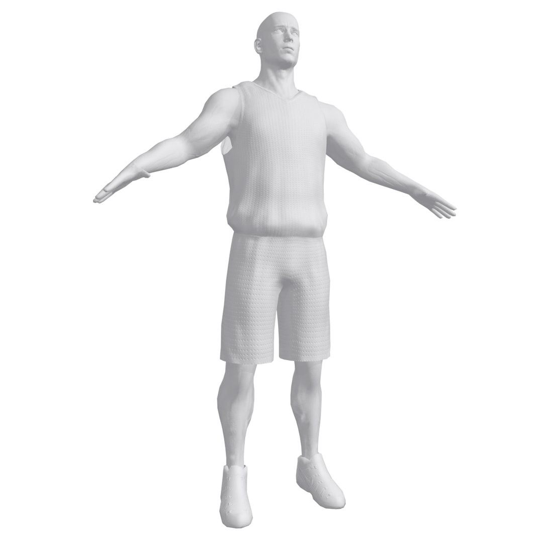 basketball player 3d model