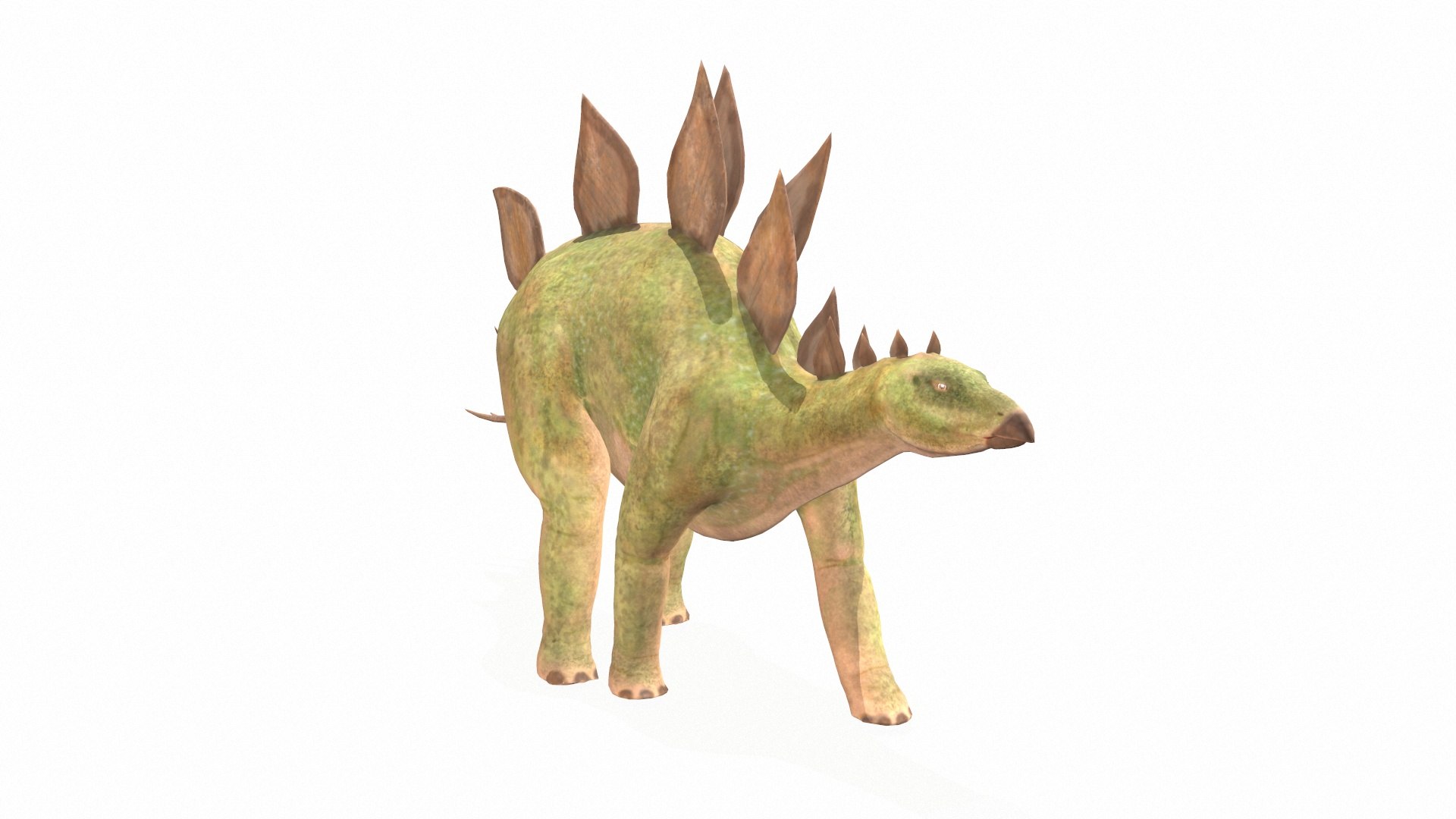 3D Stegosaurus Walk Animated 6 Colour Variants - TurboSquid 2438962