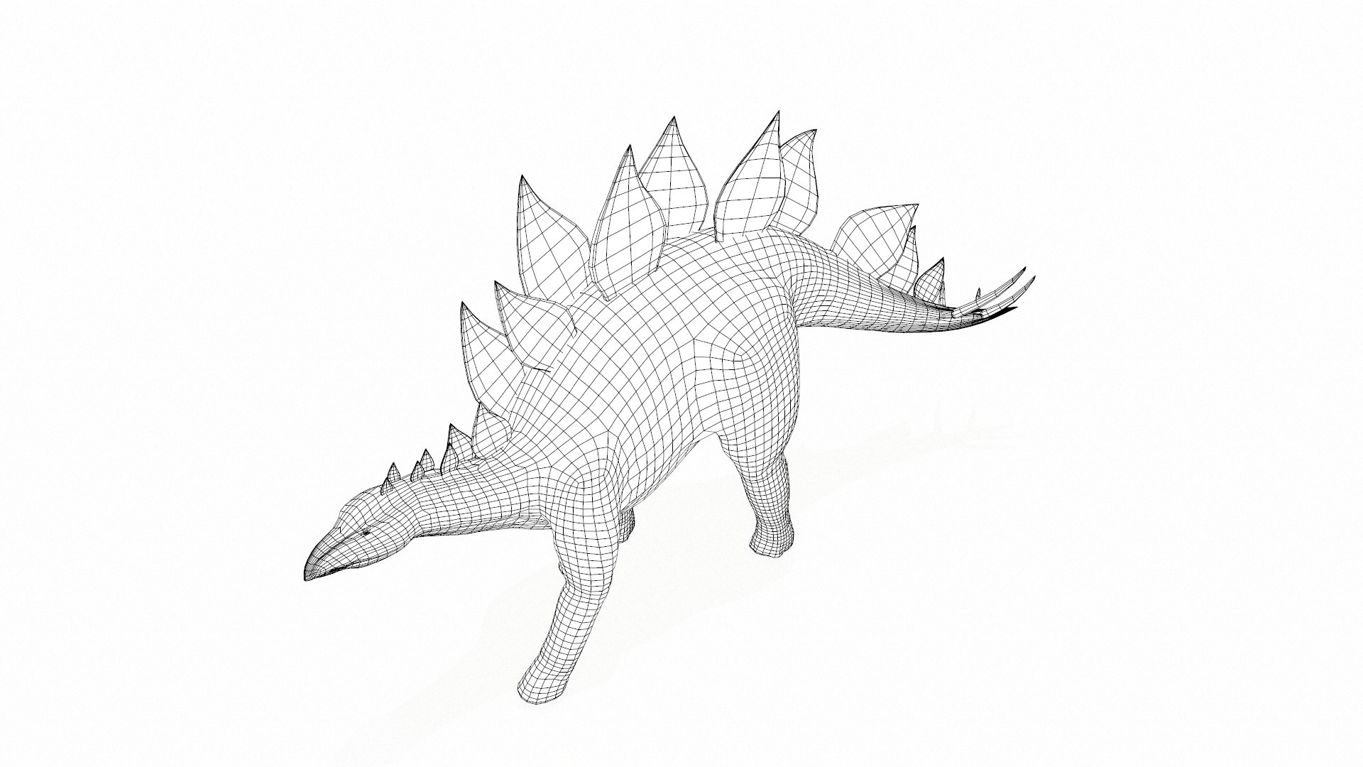 3D Stegosaurus Walk Animated 6 Colour Variants - TurboSquid 2438962