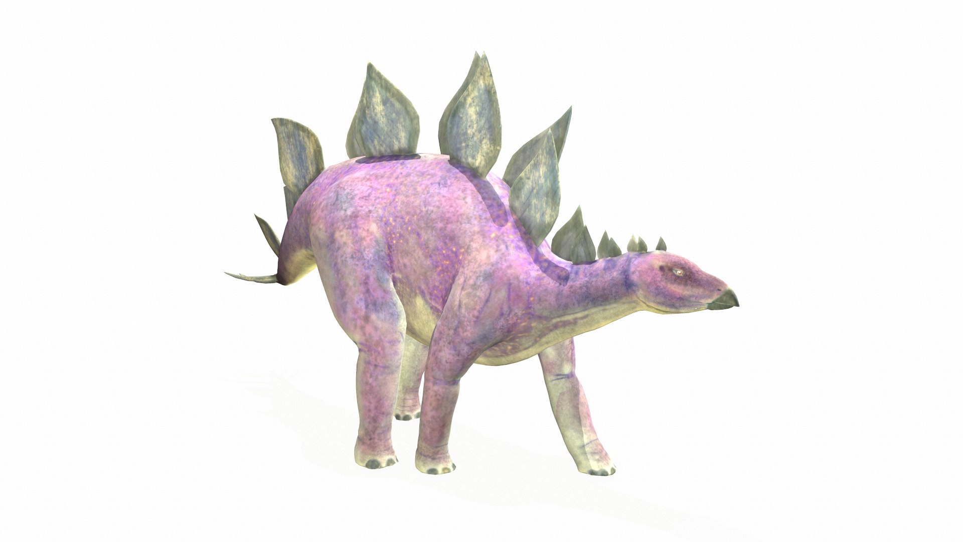 3D Stegosaurus Walk Animated 6 Colour Variants - TurboSquid 2438962