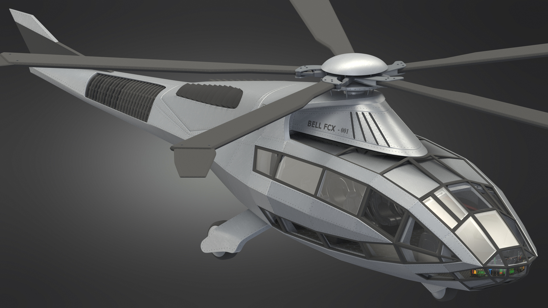 Bell fcx-001 fcx model - TurboSquid 1674310