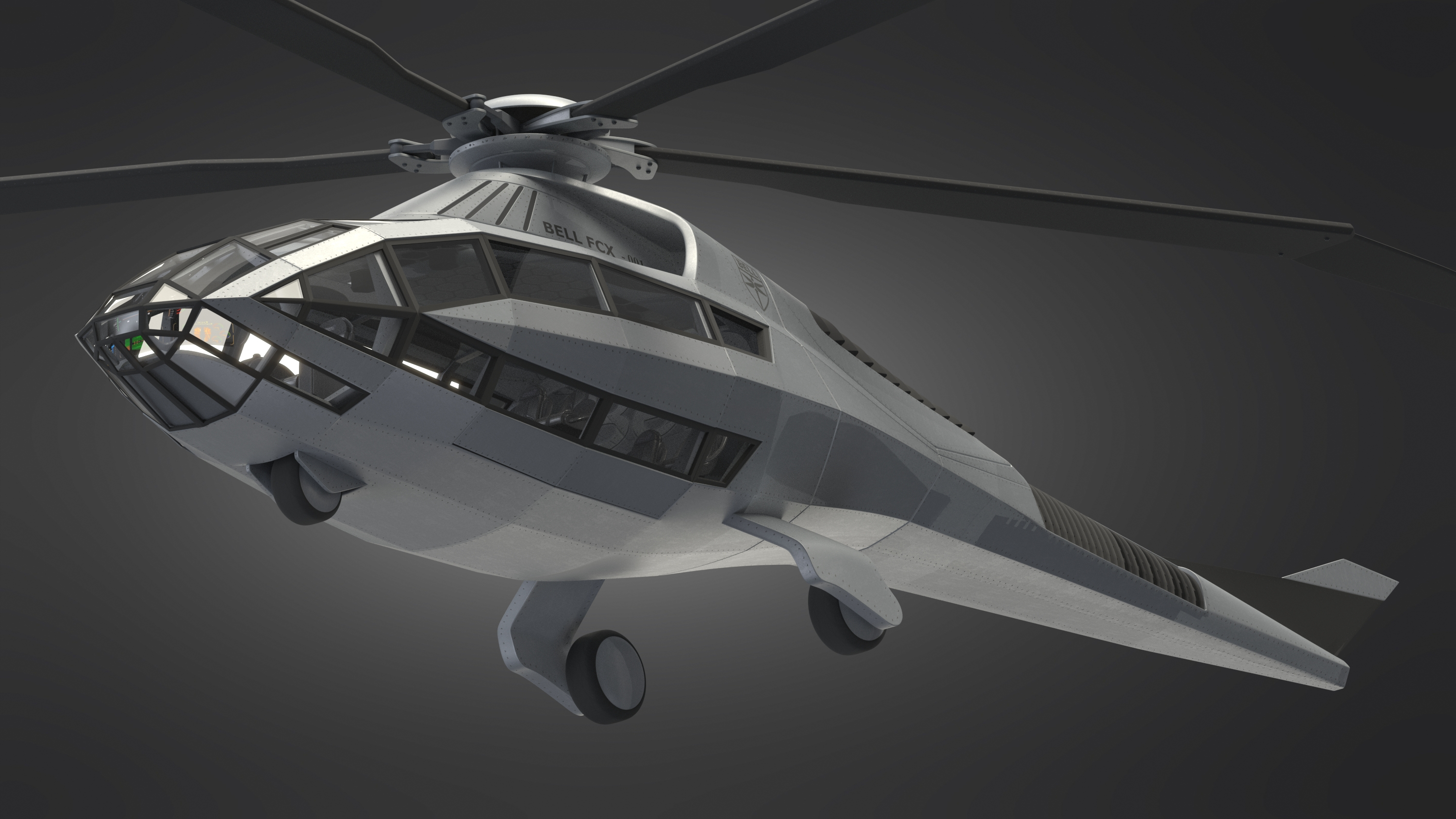 Bell fcx-001 fcx model - TurboSquid 1674310