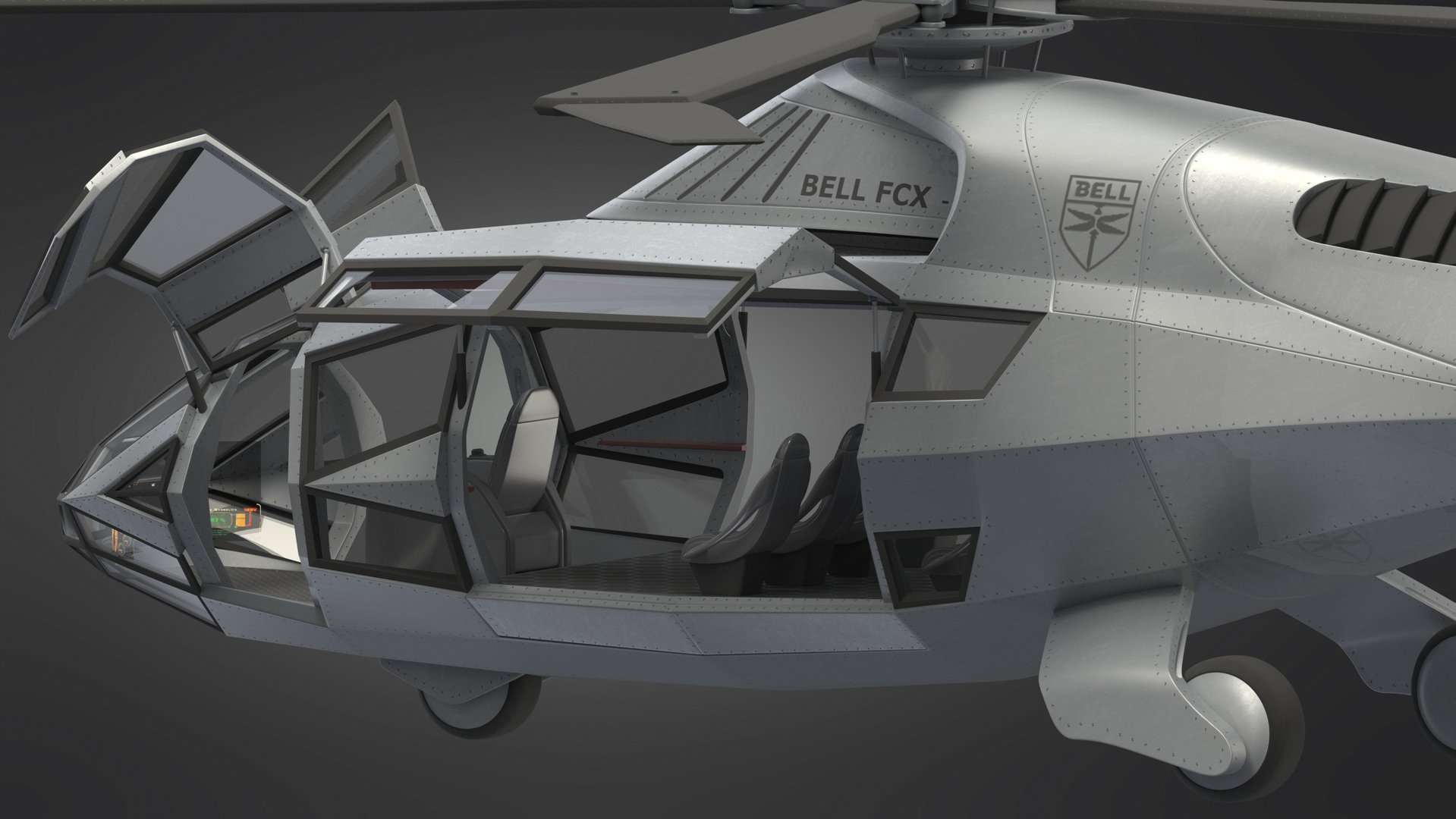 Bell fcx-001 fcx model - TurboSquid 1674310