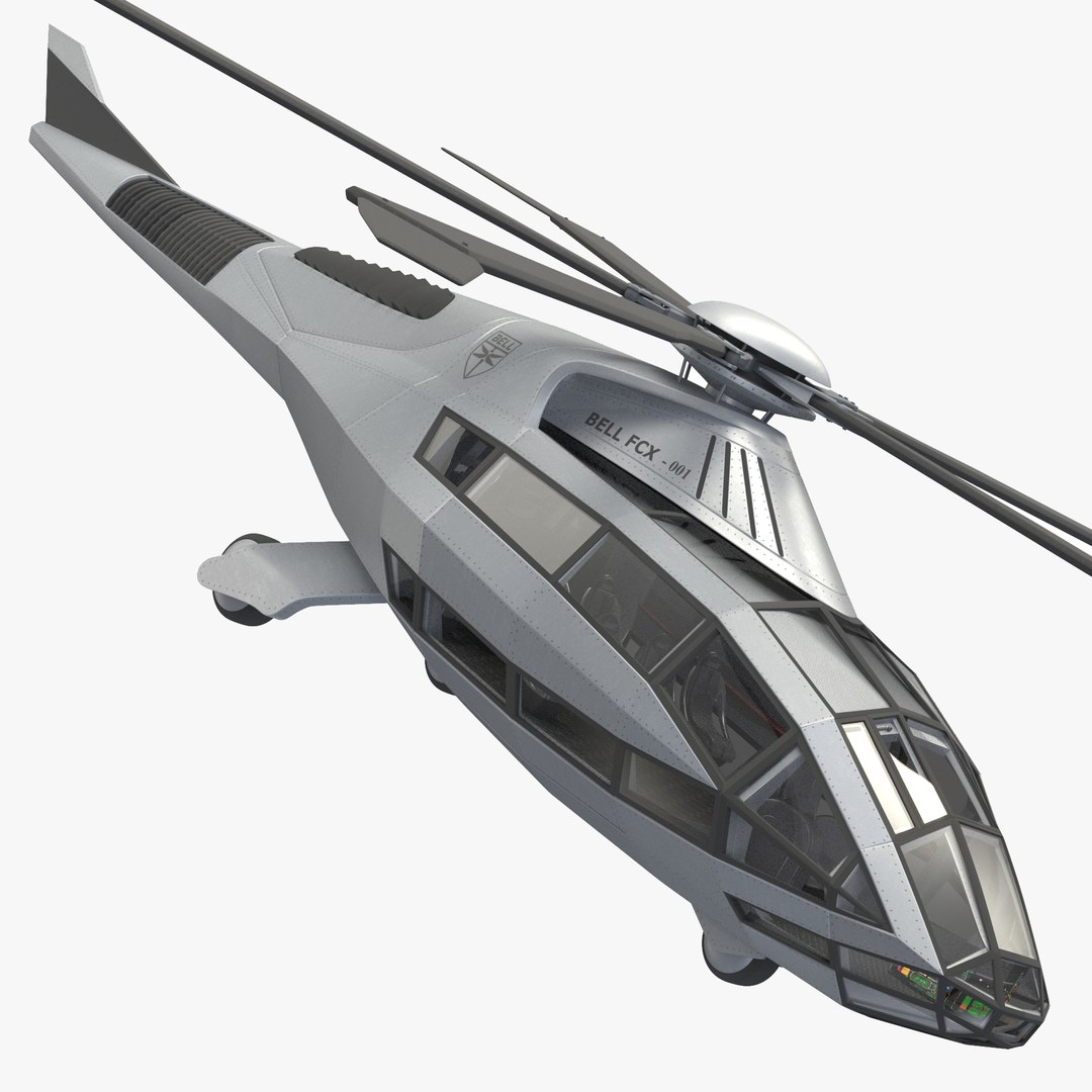 Bell fcx-001 fcx model - TurboSquid 1674310