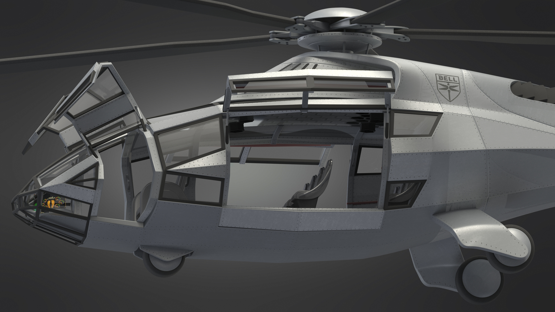 Bell fcx-001 fcx model - TurboSquid 1674310