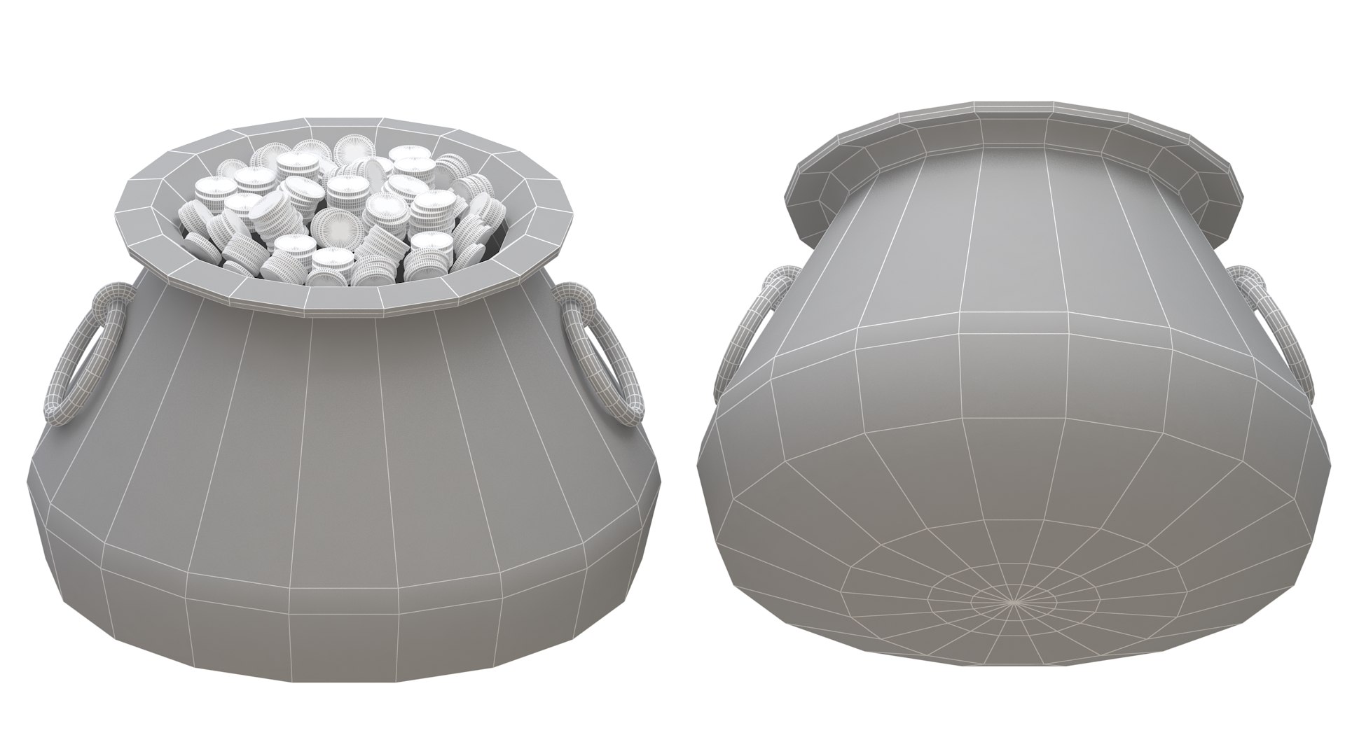 3D Pot Of Gold 04 - TurboSquid 1749358