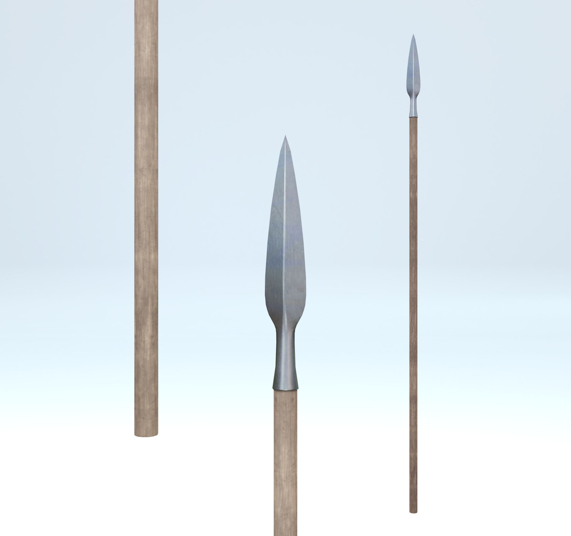 3D Leaf Shaped Spear - TurboSquid 1779396