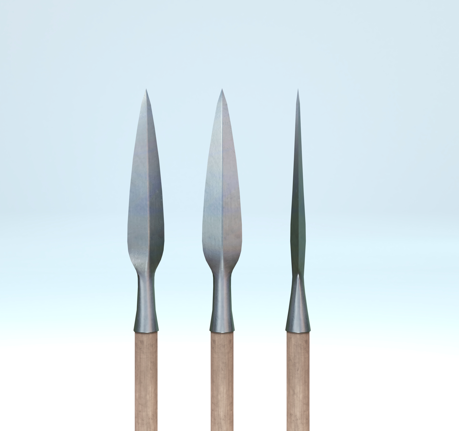 3D Leaf Shaped Spear - TurboSquid 1779396