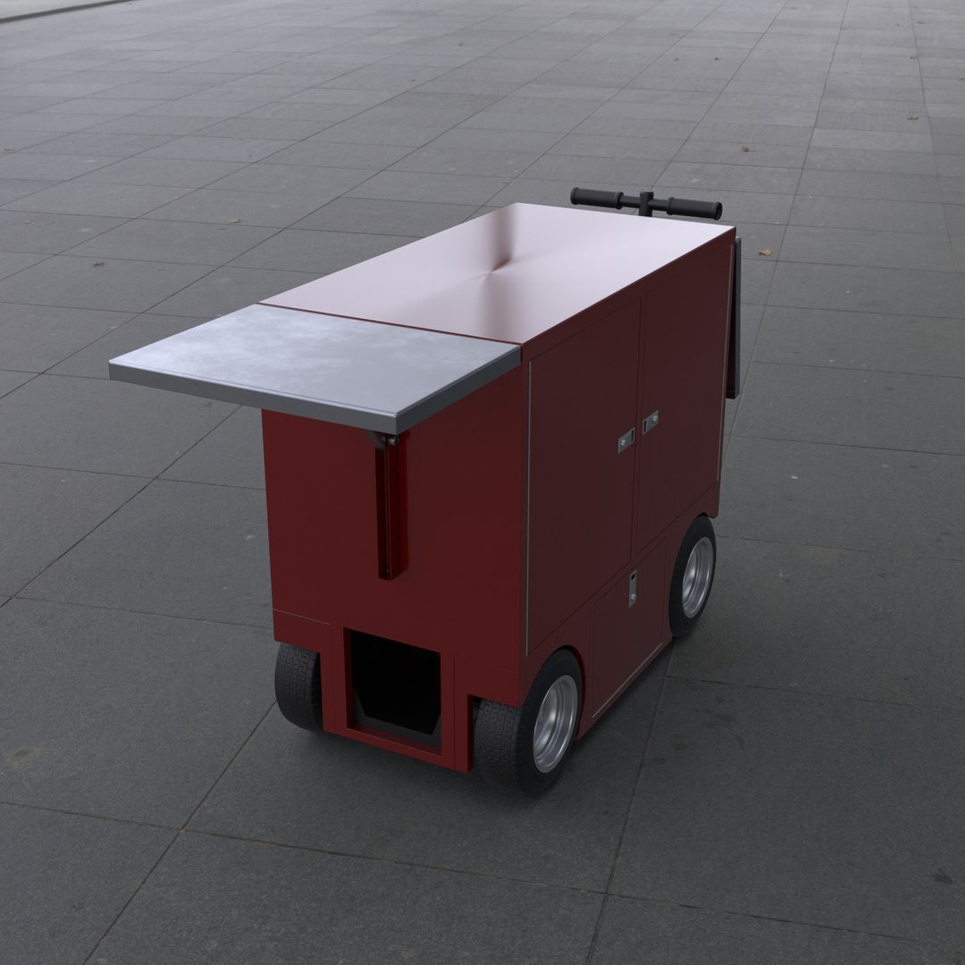 3D Workstation Cart 8 - TurboSquid 2301421