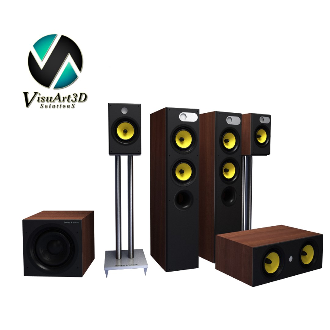 3d model 684 theatre speaker