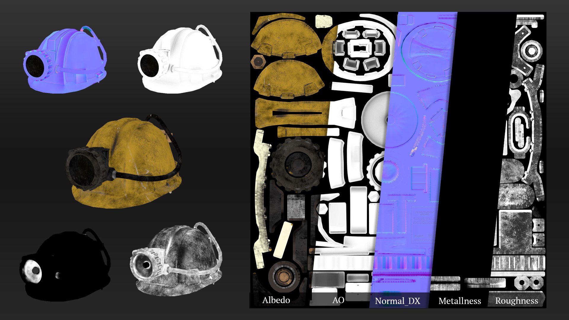 Miner S Helmet 3D Model - TurboSquid 1276772