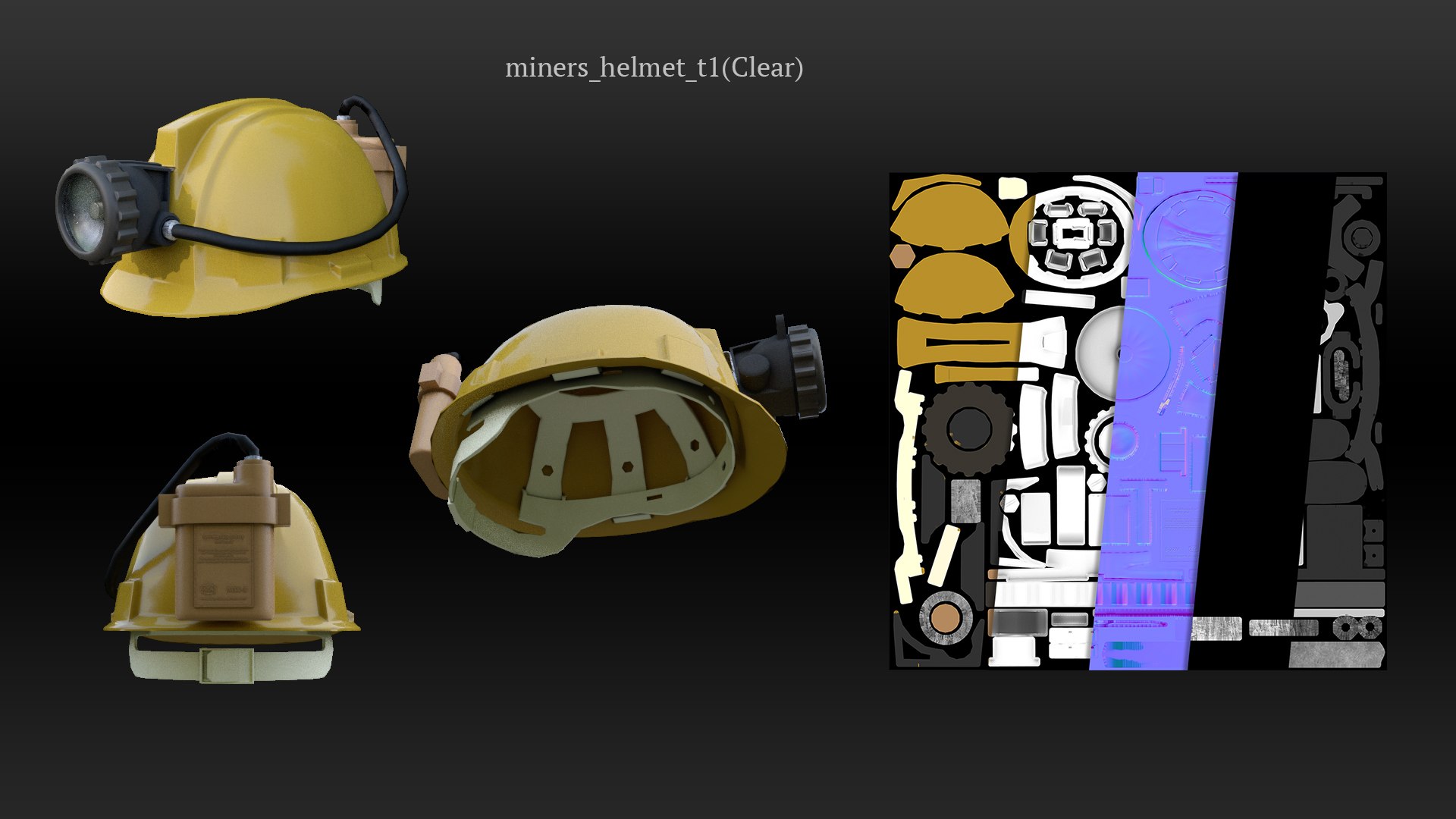 Miner S Helmet 3D Model - TurboSquid 1276772