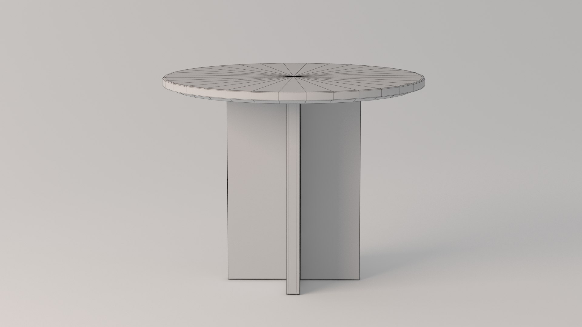 3D Model WYETH SPLIT BAMBOO FLOATING ROUND ENTRY TABLE - TurboSquid 1725683