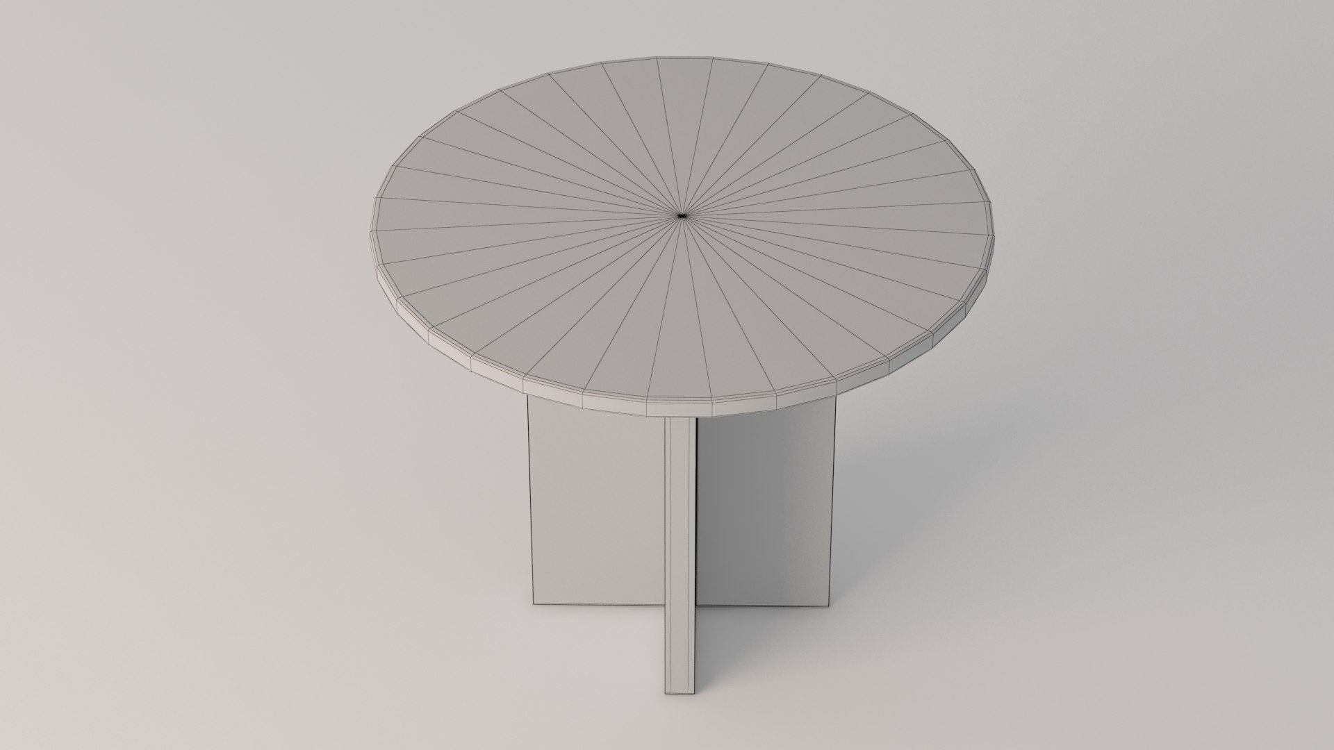 3D Model WYETH SPLIT BAMBOO FLOATING ROUND ENTRY TABLE - TurboSquid 1725683