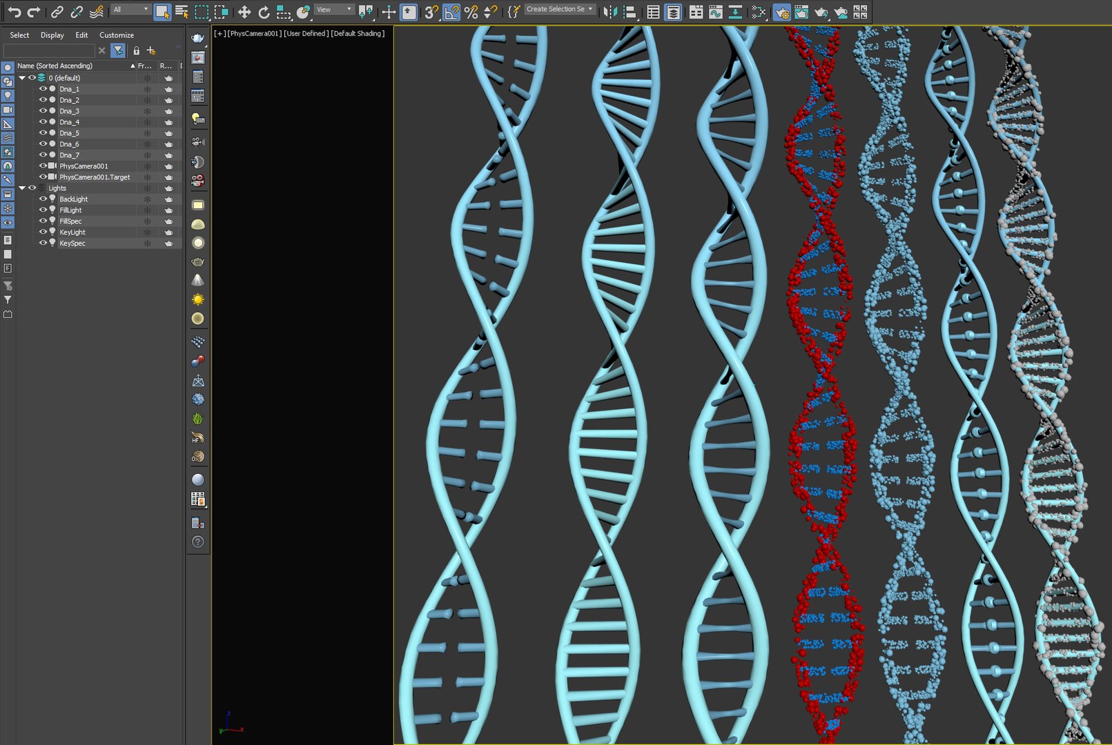 3D dna set model - TurboSquid 1163514
