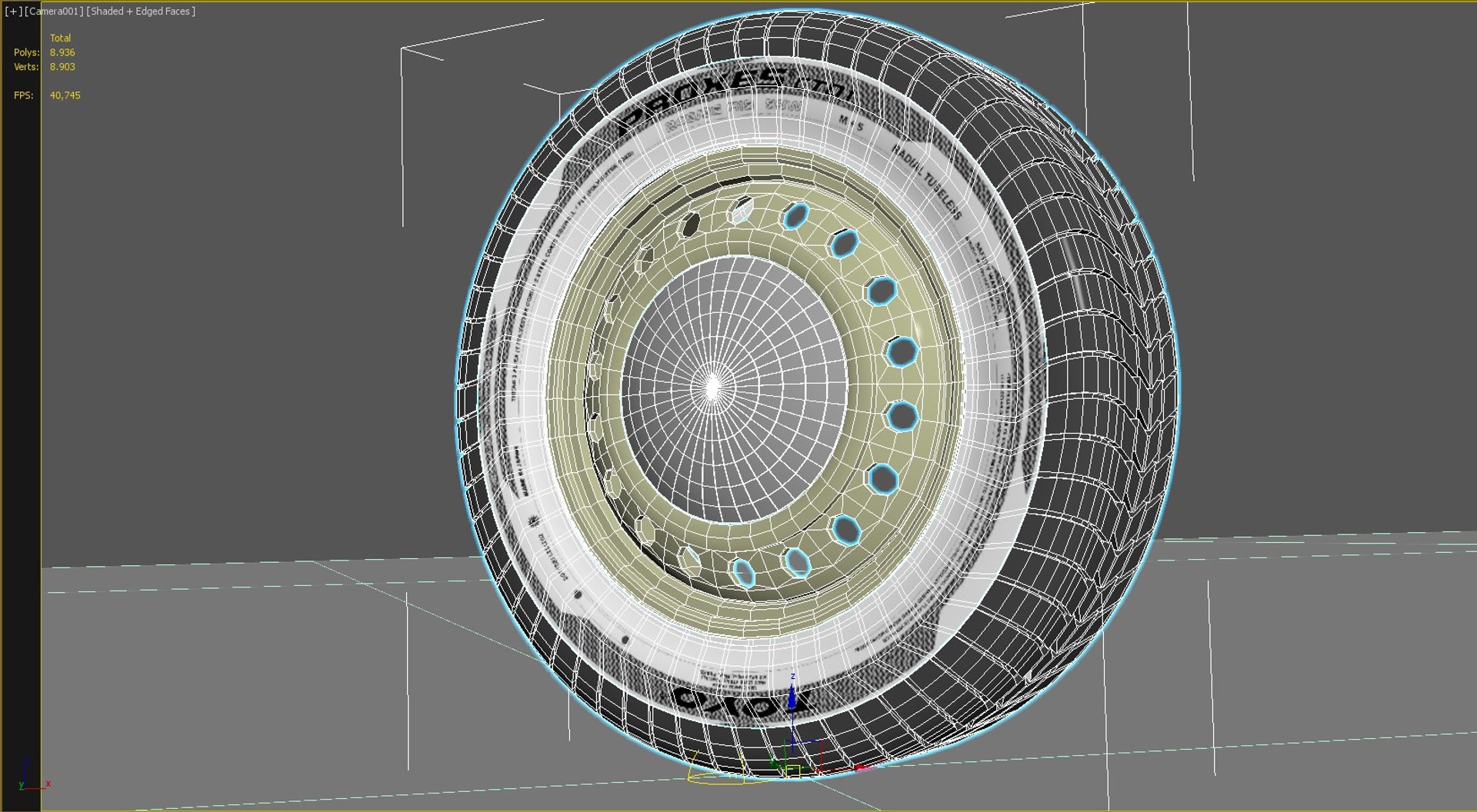 Wheel Rim Tire 12 3D Model - TurboSquid 2340642