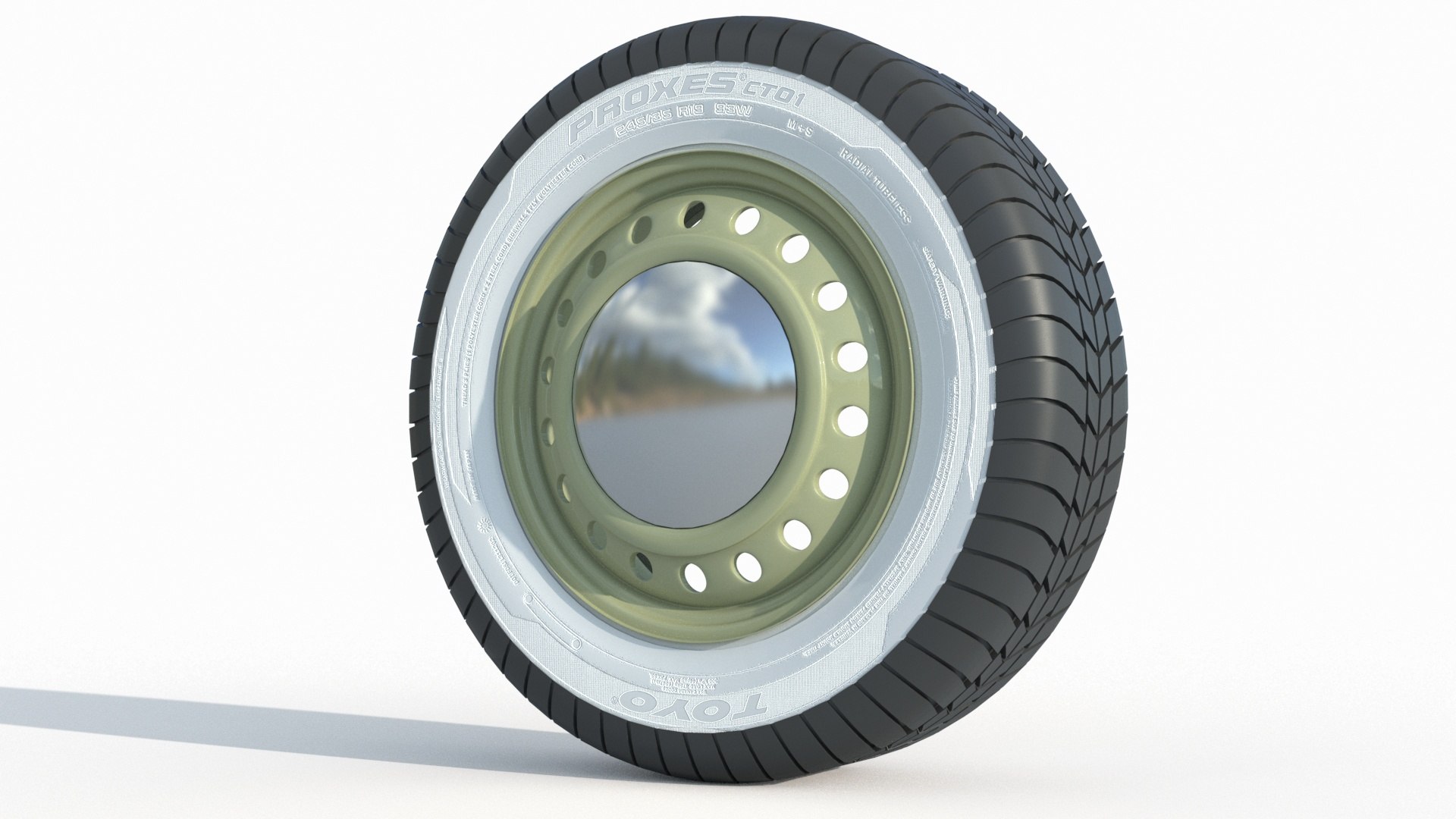 Wheel Rim Tire 12 3D Model - TurboSquid 2340642