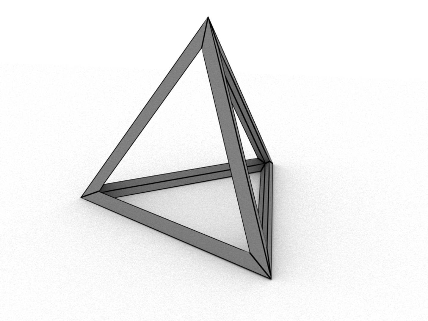 Tetrahedron Polyhedron Shape Model - TurboSquid 1606018