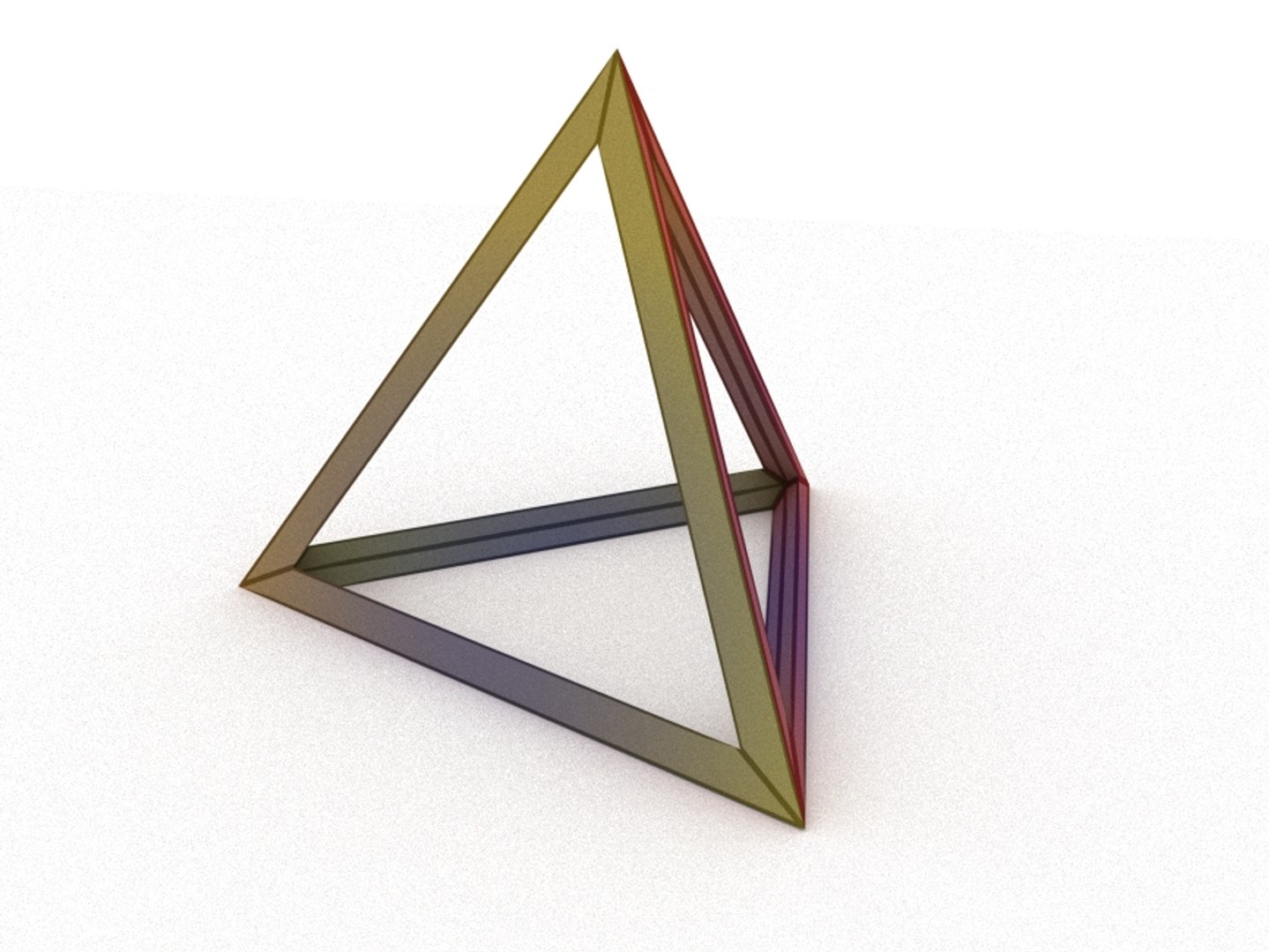 Tetrahedron Polyhedron Shape Model - TurboSquid 1606018
