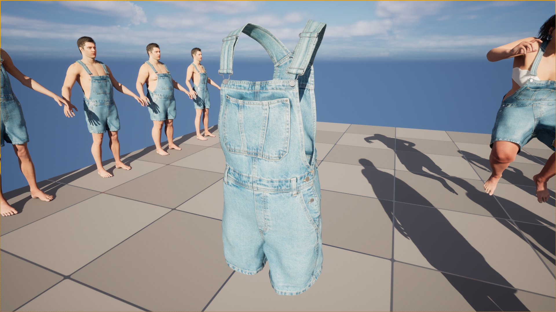 Overalls 214 - All MH Bodies UE5 Skeletons - Rigged 3D Model ...