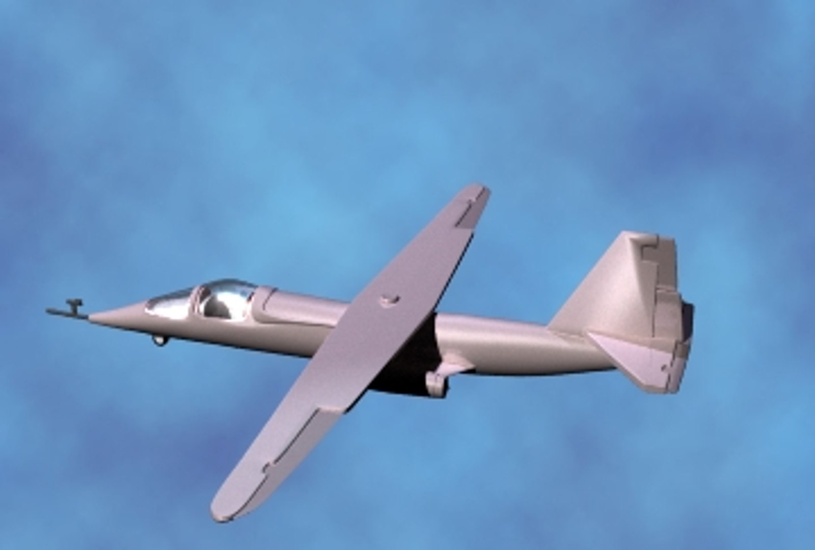 3d Ad-1 Plane Nasa