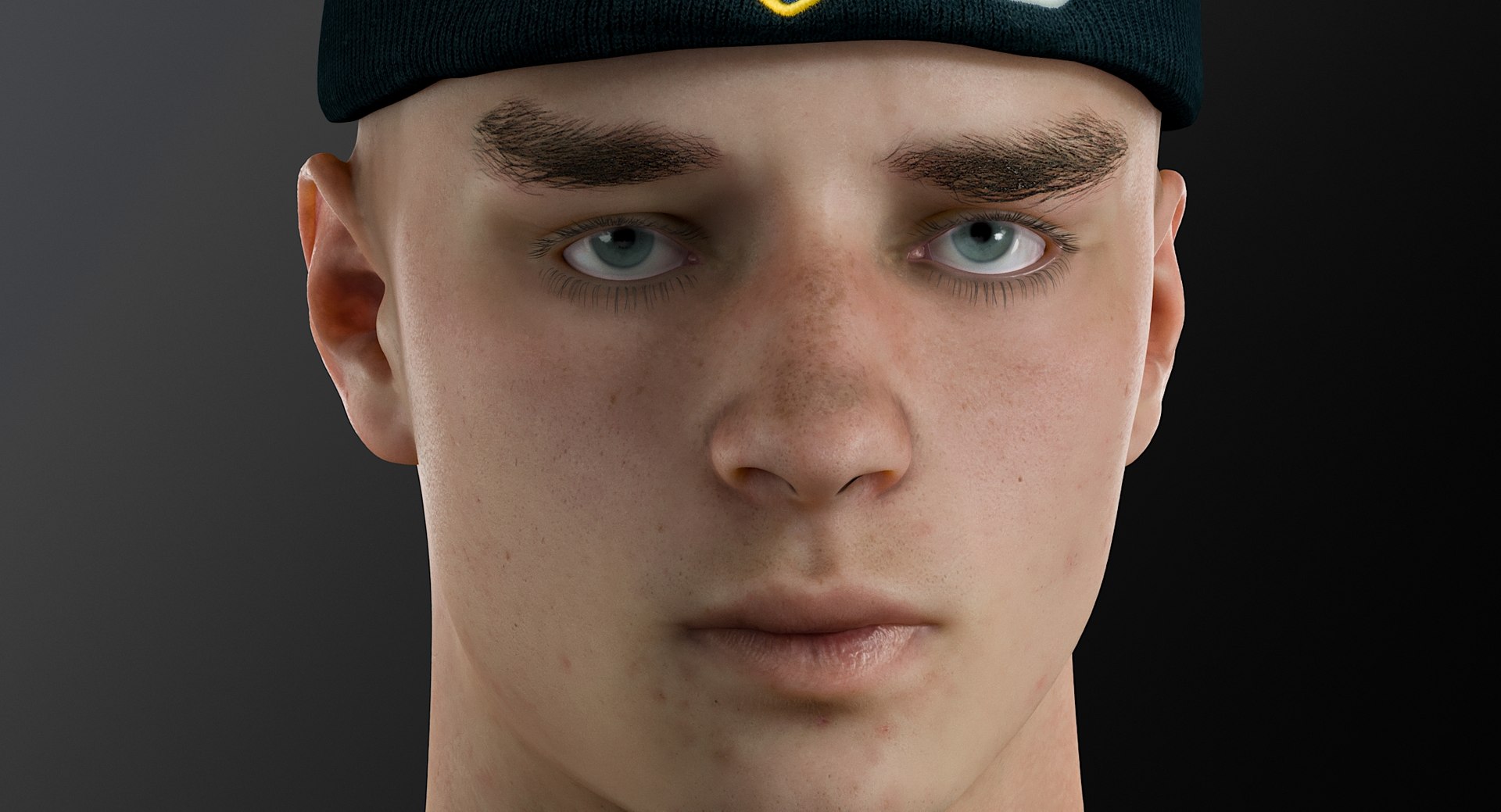 Realistic male 20s head 3D model - TurboSquid 1460845