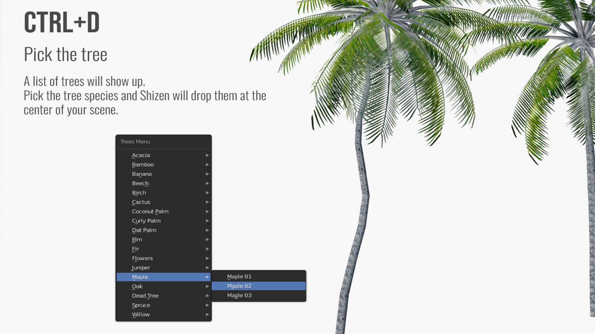 3D Shizen - Tree Generator Addon - TurboSquid 2297708