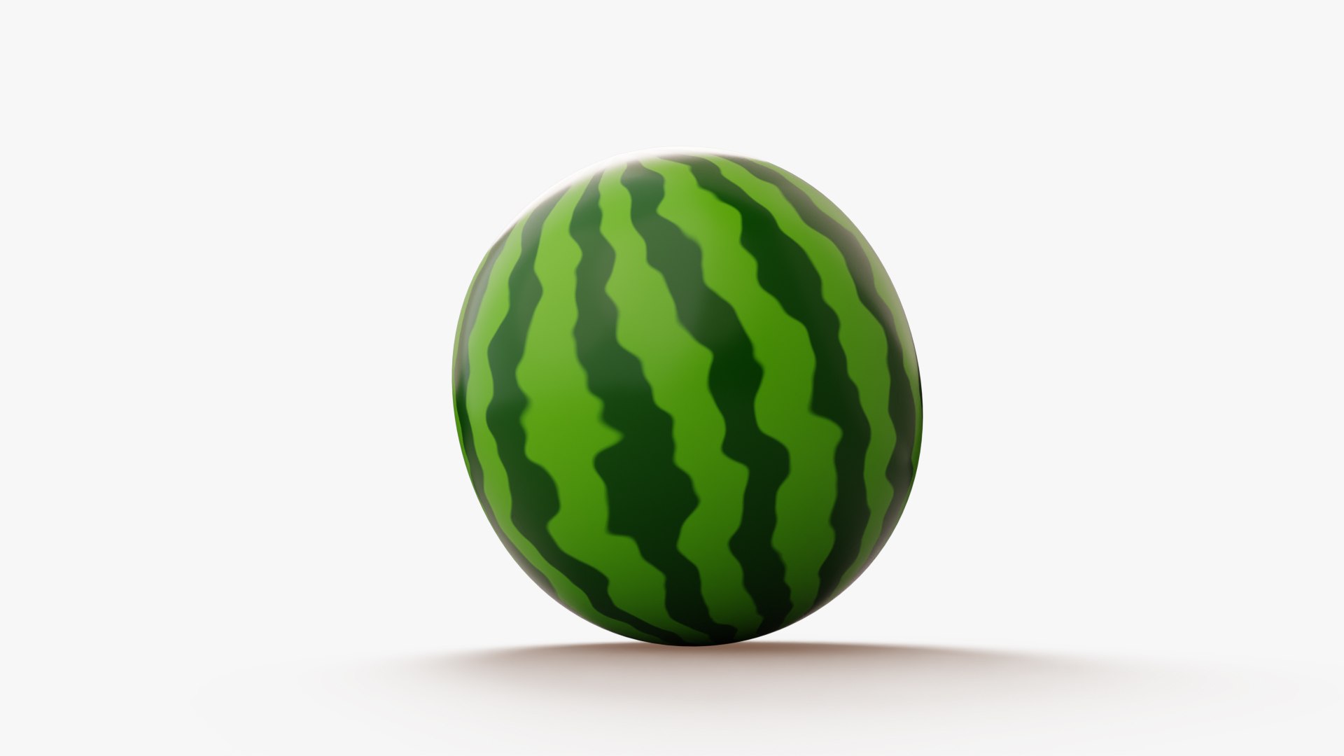3D Watermelon Stylized - TurboSquid 2360378