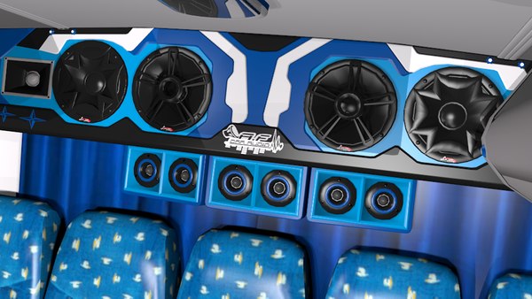 modelo 3d Autobús ISUZU E-NT610AR ENCAVA Tuning - TurboSquid 1580801