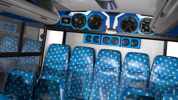 modelo 3d Autobús ISUZU E-NT610AR ENCAVA Tuning - TurboSquid 1580801