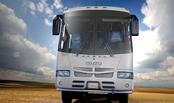 modelo 3d Autobús ISUZU E-NT610AR ENCAVA Tuning - TurboSquid 1580801