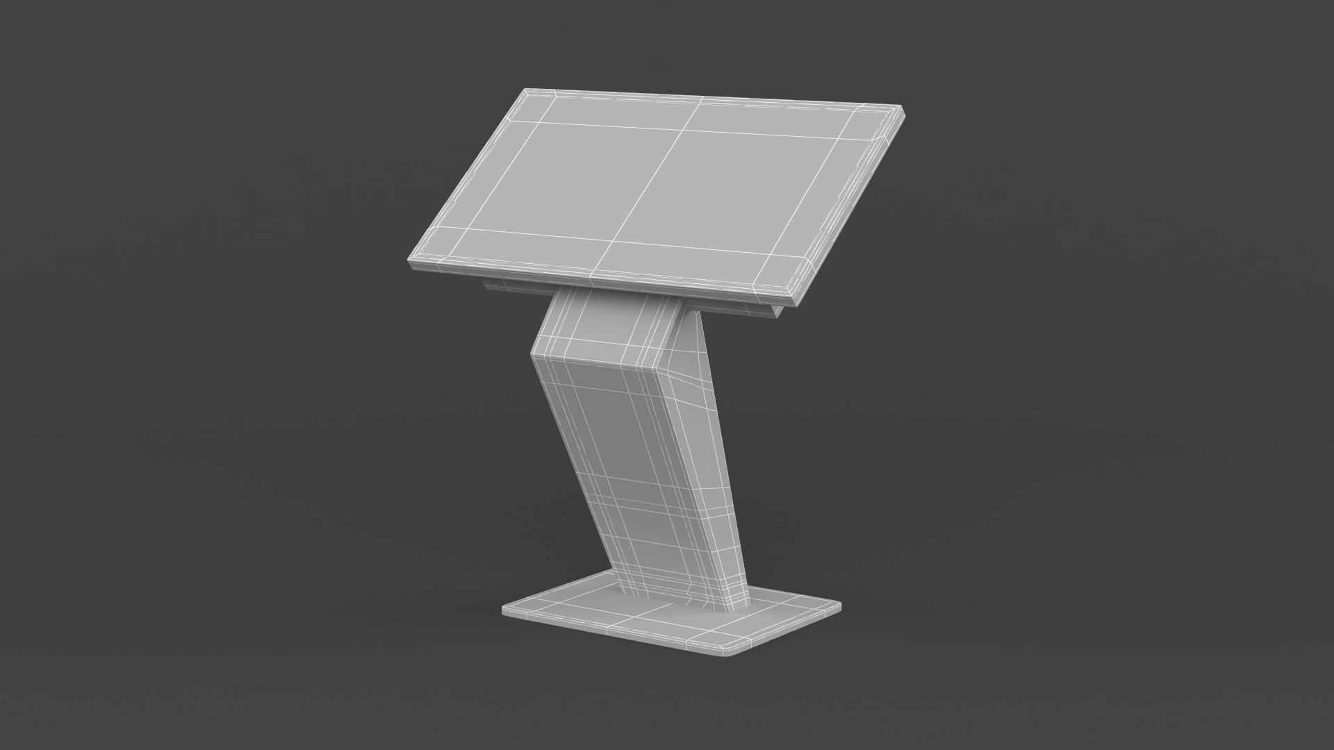 3D Electronic Kiosk Model - TurboSquid 1956859