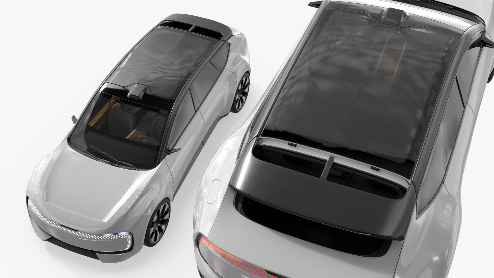 3D Electric Crossover Vehicle White Simplified Model - TurboSquid 2506765