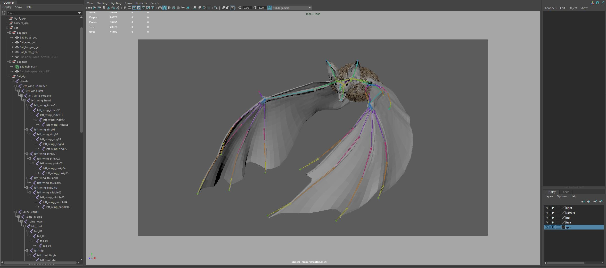 3d vampire bat