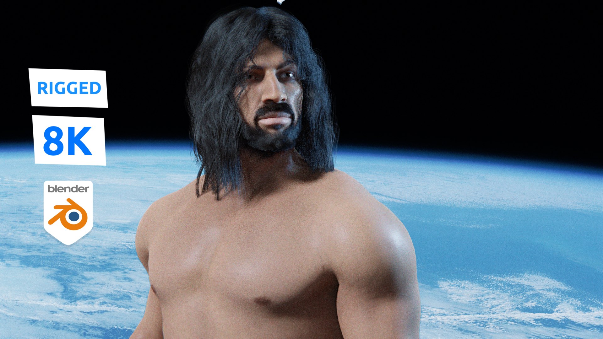 3D Model Mahmud - Arabian Warrior - Rigged - TurboSquid 1997485