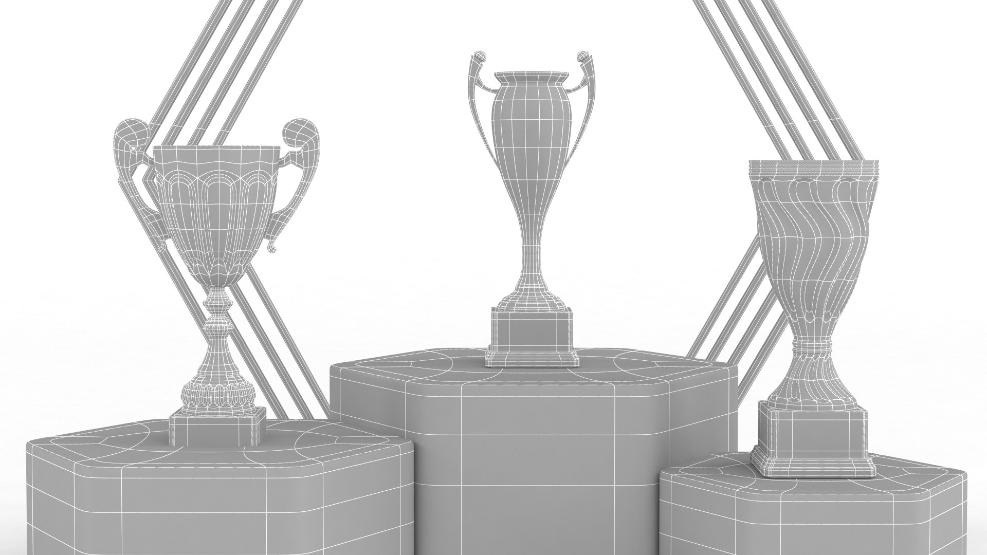 Trophy Cups 3D Model - TurboSquid 1798171