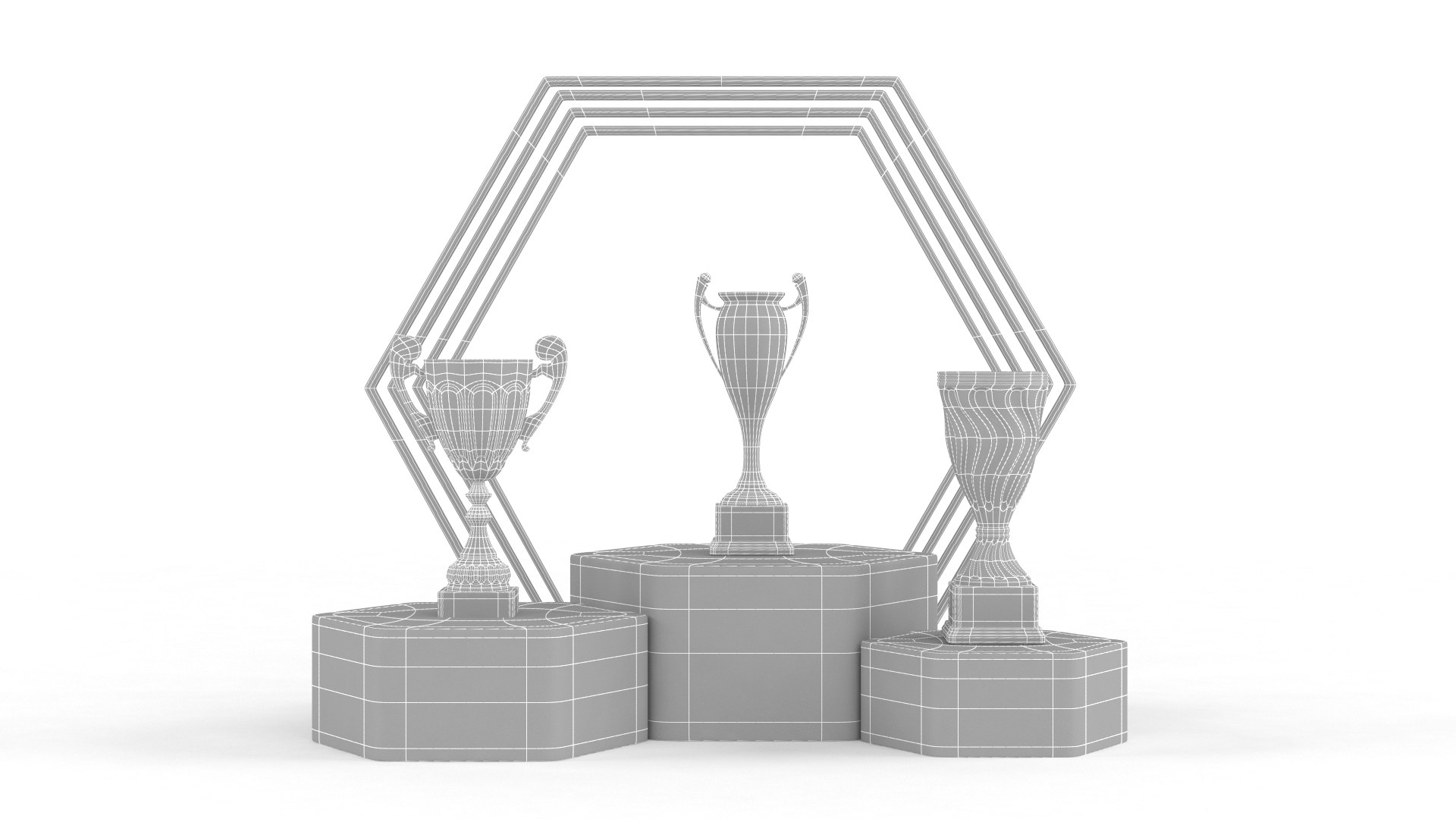 Trophy Cups 3D Model - TurboSquid 1798171